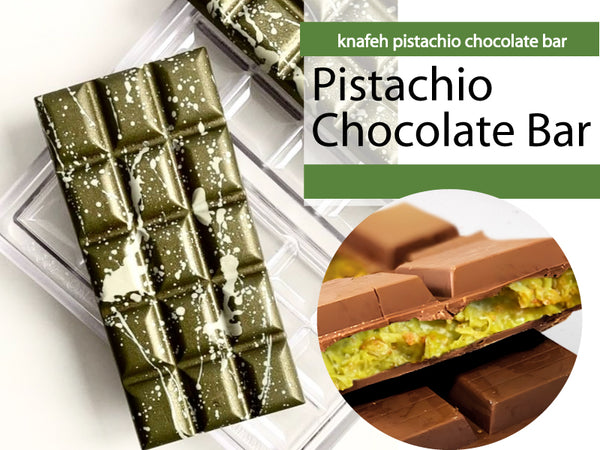 Pistachio Chocolate Bar | Dubai chocolate bar | Kataifi pistachio ...