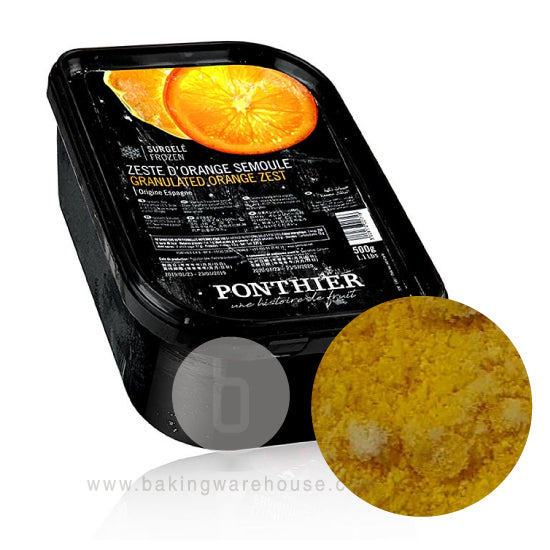 Ponthier frozen Orange Zest 500g - BakingWarehouse