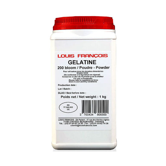 200 Bloom Gelatin powder 1kg | Louis Francois 魚膠粉 | Bakingwarehouse.com ...
