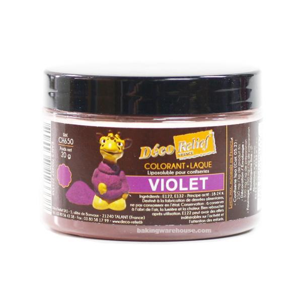 Deco Relief violet color powder- oil soluble |chocolate color | Hong ...
